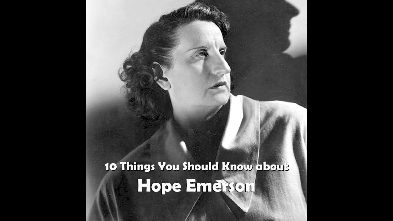 10 Things You Should Know About Hope Emerson - YouTube