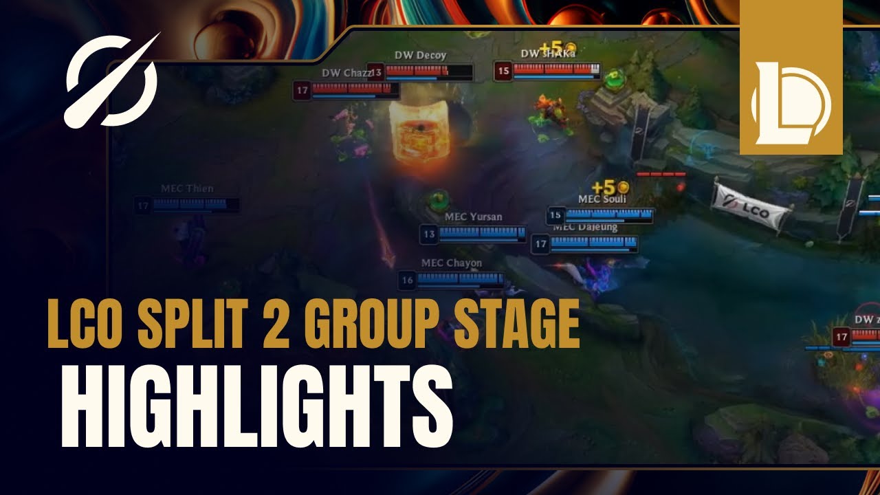 Playoffs Bound! | LCO Split 2 Group Stage Highlights - YouTube