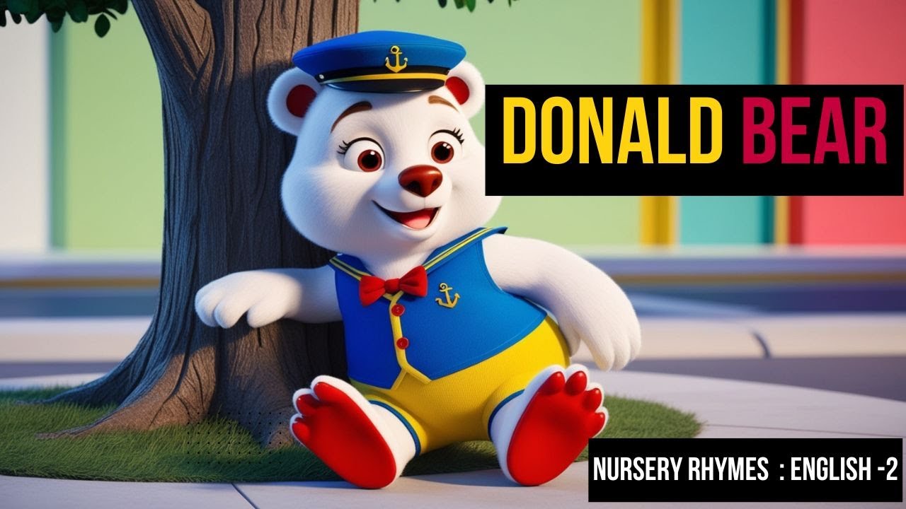 Nursery Rhymes on Donald Bear l 3D Animation Video l English - 2 - YouTube