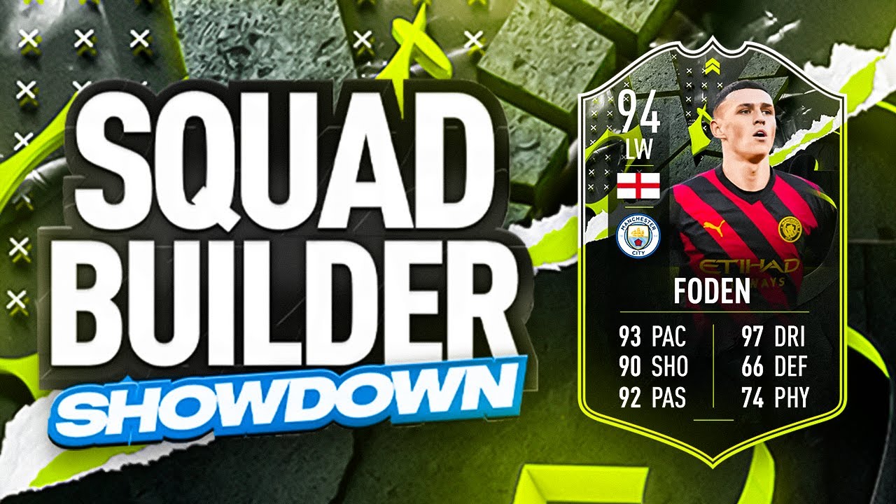 Fifa 23 Squad Builder Showdown!!! UCL FINAL SHOWDOWN FODEN!!! - YouTube