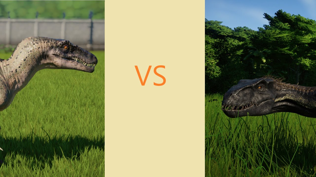 Indoraptor vs Spinoraptor🎃 - YouTube