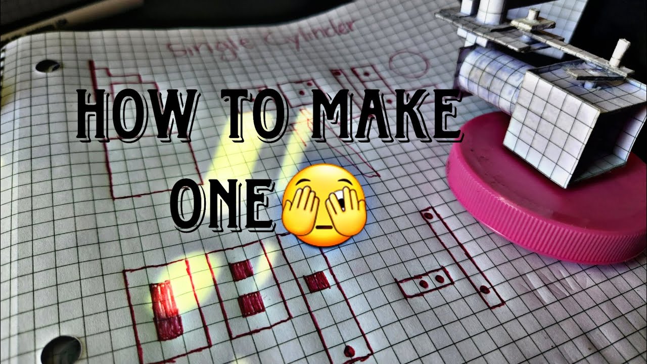 How To Make A Paper Engine - YouTube