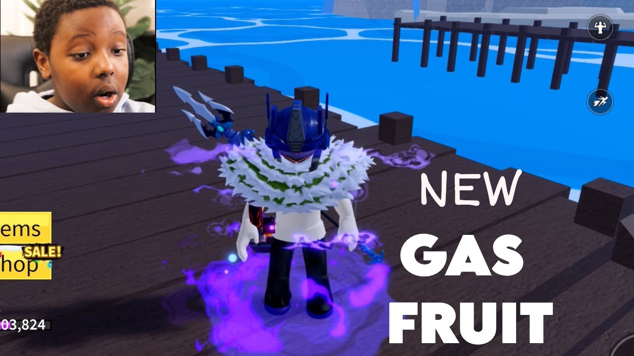 🔥 Showing INSANE Moves with Gas Fruit in Blox Fruits (Roblox) | OP ...