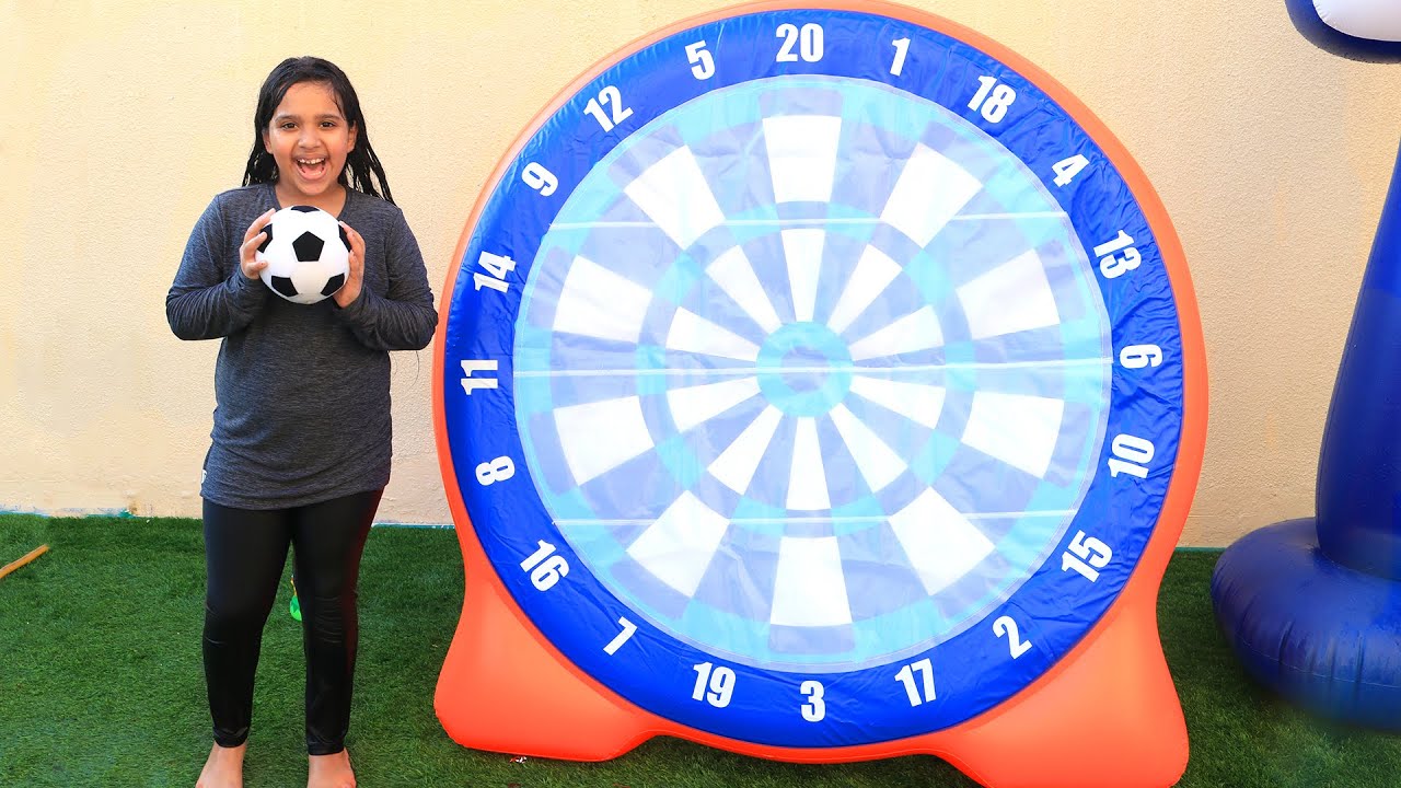 شفا تلعب في الحديقة ! Shfa playing outdoor activities games - YouTube