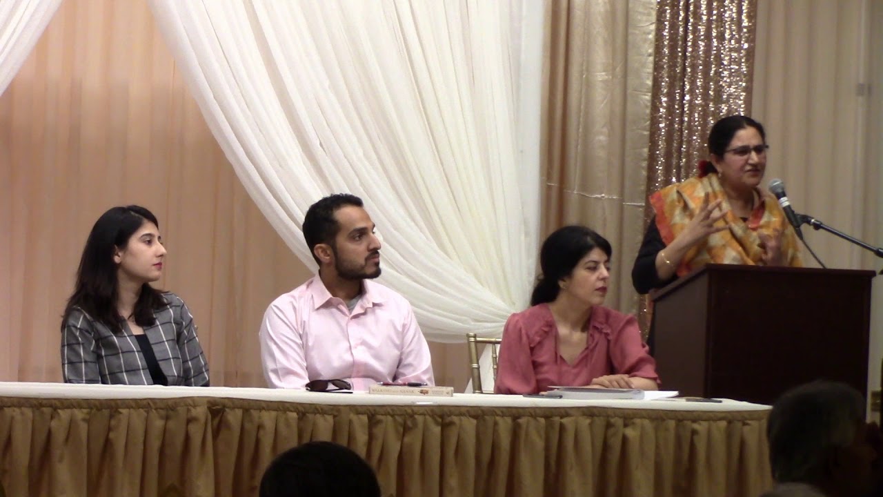 1-Sonia Dhami opening remarks at Anam Zakaria and Haroon Khalid event ...