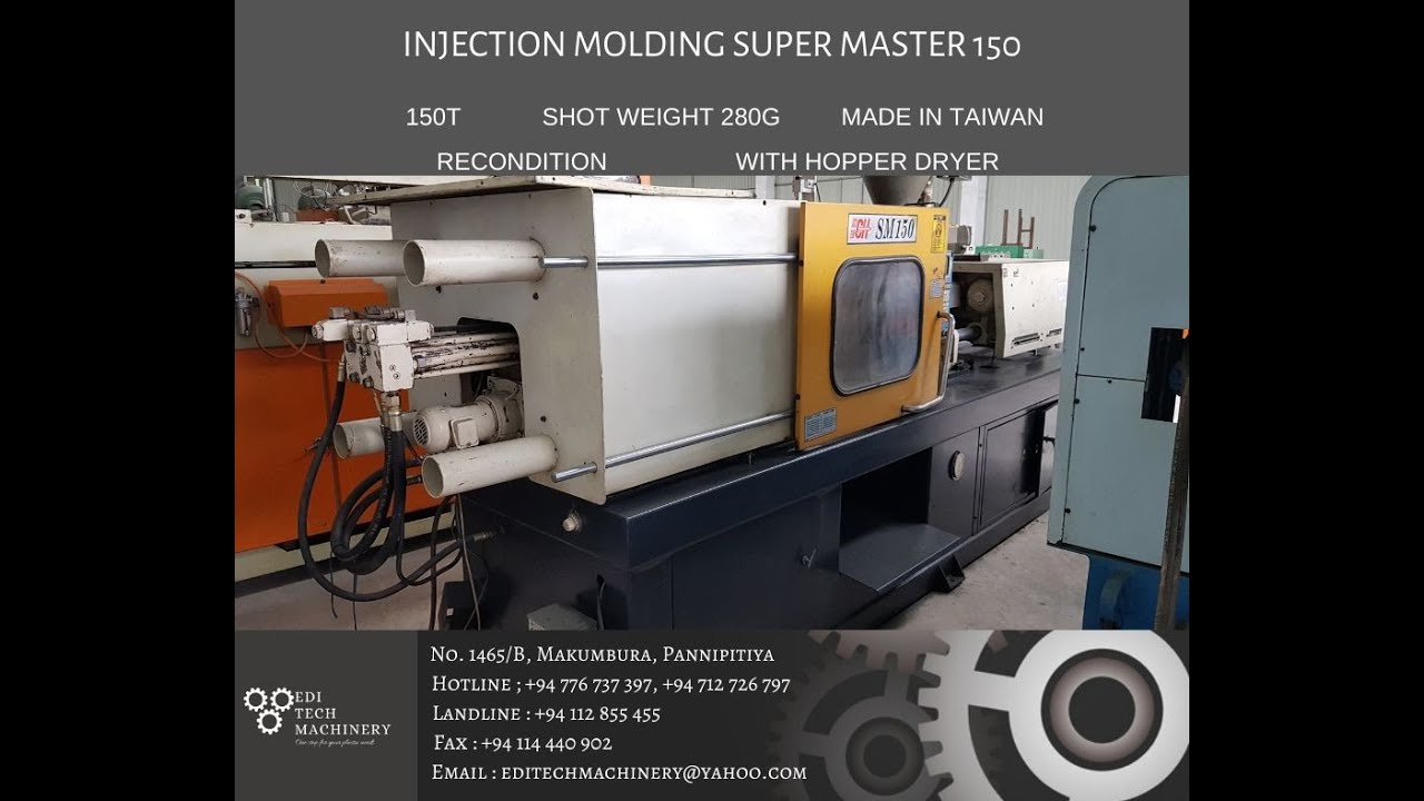 Injection Molding SuperMaster 150 - YouTube
