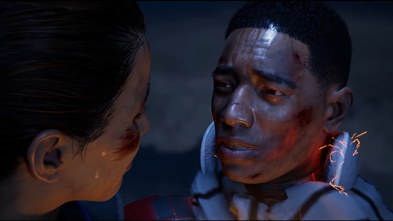 Spider-Man Miles Morales Gameplay | Miles and Phin fight scene - YouTube