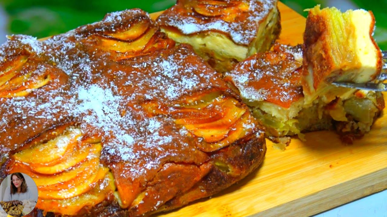Prajitura cu Mere si Crema fara Zahar fara Cantar fara Praf de Copt ...