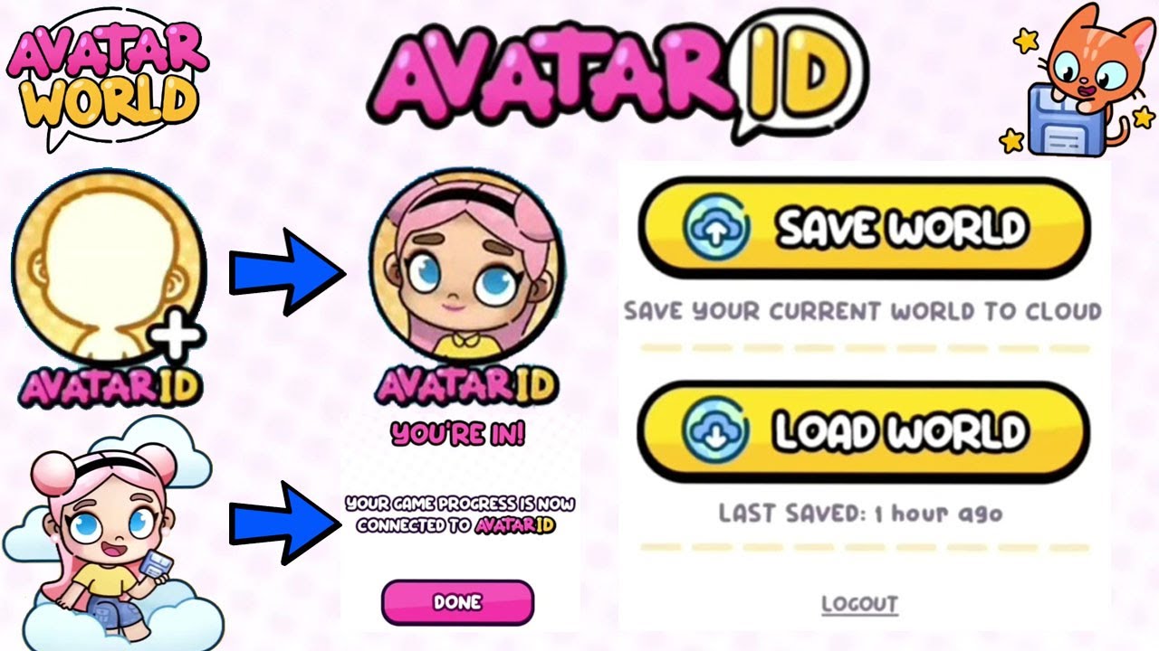 PENJELASAN UPDATE FITUR BARU AVATAR ID, AVATAR WORLD - YouTube