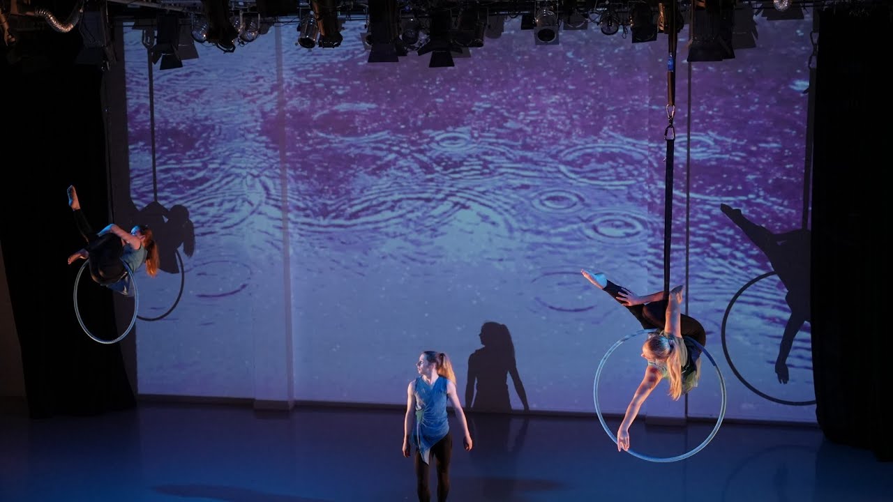 Aerial Dance Hoop Performance: Puddles: Insight Day: - YouTube
