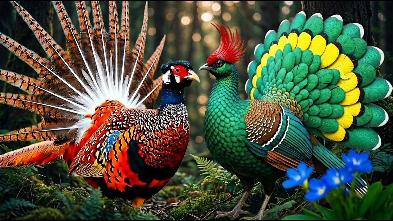 The Rarest and Most Vibrant Birds on Earth | Cinematic 4K ASMR - YouTube