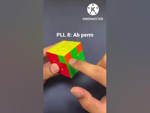 Rubik’s cube PLL 8: Ab perm🤩 #shorts #speedcube #subscribe #cubing #algorithm #how#trick #tips# ...