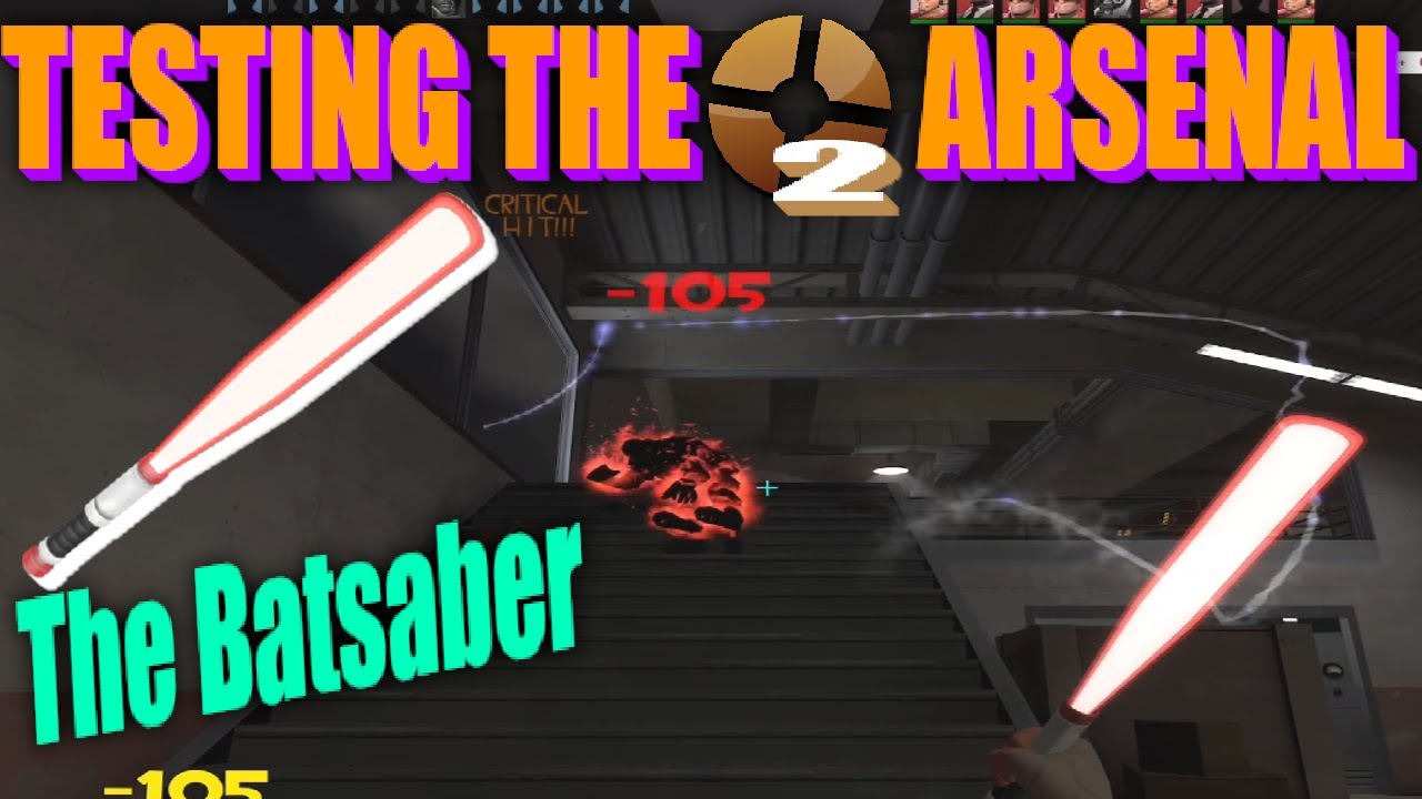 Testing the TF2 Arsenal: The Bat Saber - YouTube
