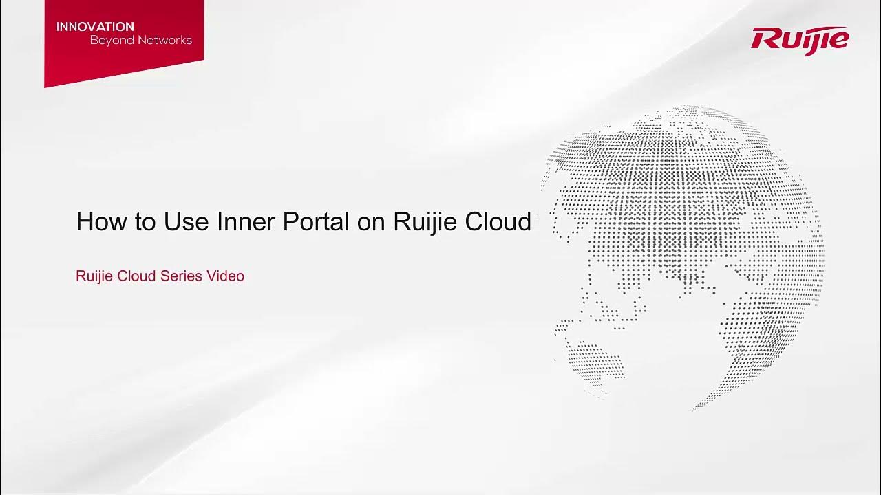 How to configure Captive Portal on Ruijie Cloud - YouTube