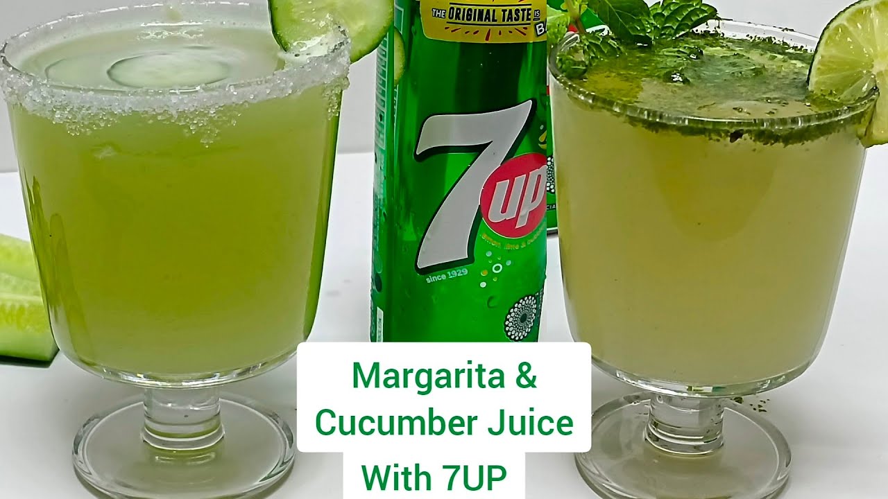 Refreshing Summer Drinks with 7UP|Lemonade & Cucumber Juice With 7up |2 ...