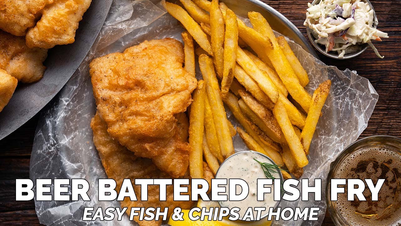 How to Make Beer Batter Fish Fry - YouTube