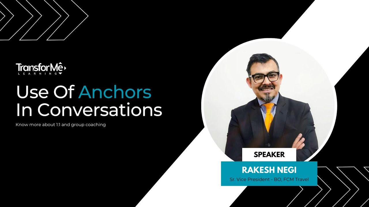 Use of Anchors In Conversations | Rakesh Negi, FCM Travels| Transforme Learning - YouTube