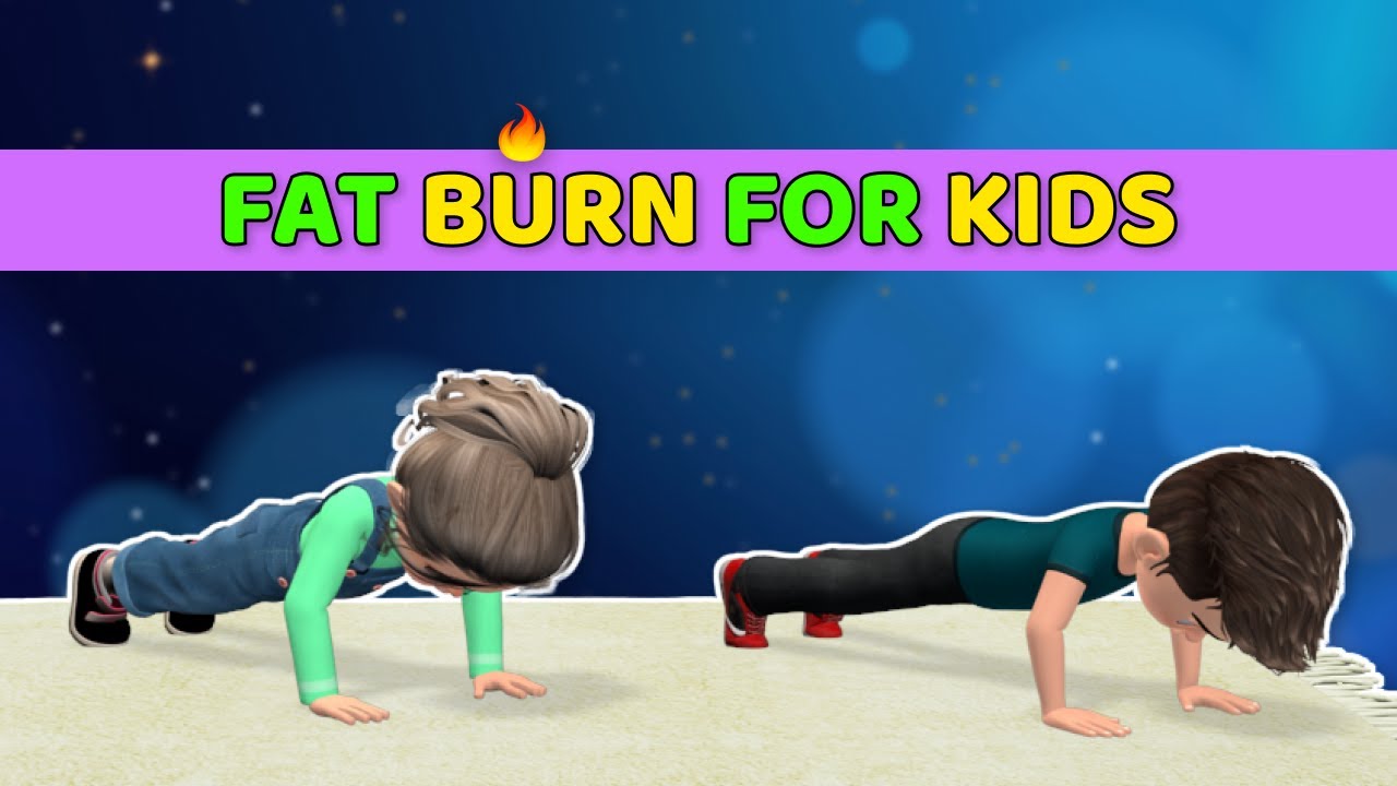 14-DAY FAT BURNING EXERCISE FOR KIDS (14 MINUTES) - YouTube