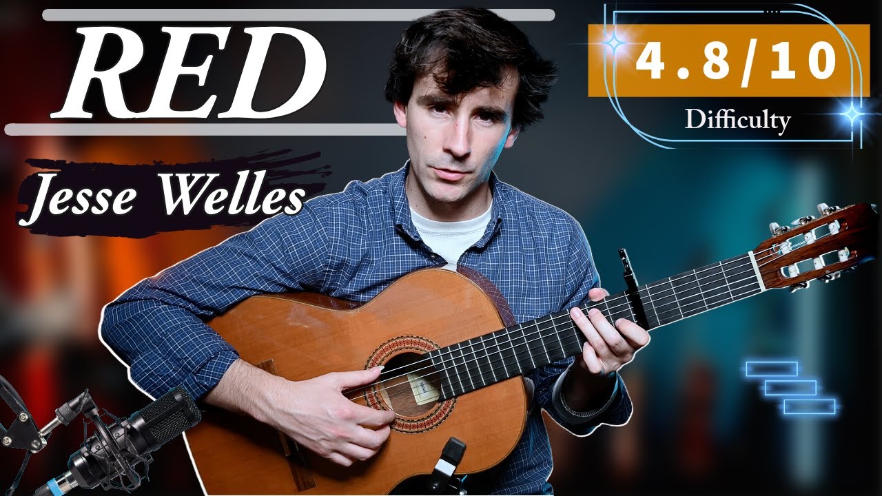 Red - Jesse Welles (TUTORIAL) | Dr. Guitar - YouTube