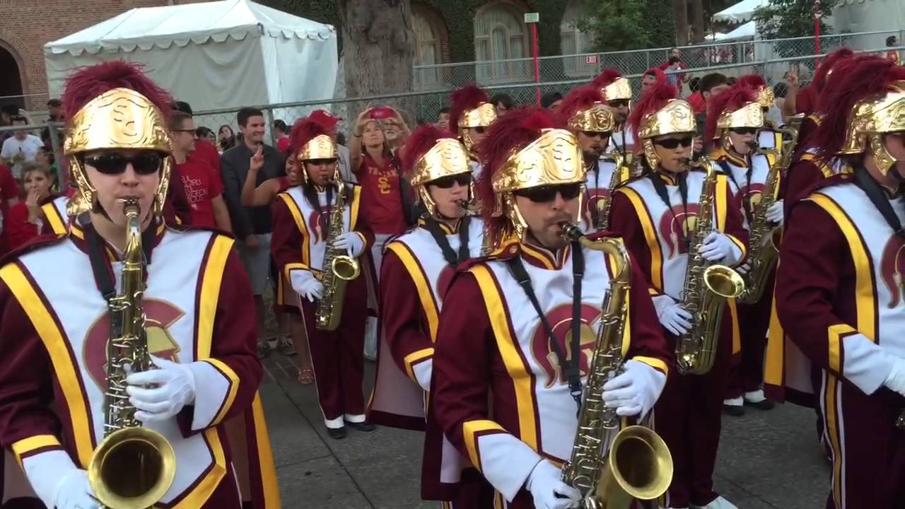 USC Band Plays Conquest - 9/27/2014 - YouTube