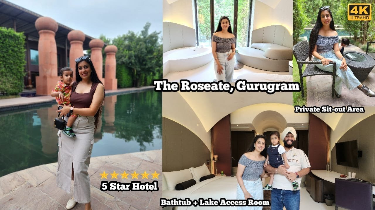 Room Tour of The Roseate | Gurugram | 5 star Hotel | Bathtub + LakeAccess Room DVLOGS 4K - YouTube