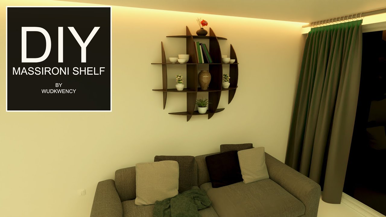 DIY Massironi Shelf | Free Downloadable Pattern by Wudkwency - YouTube