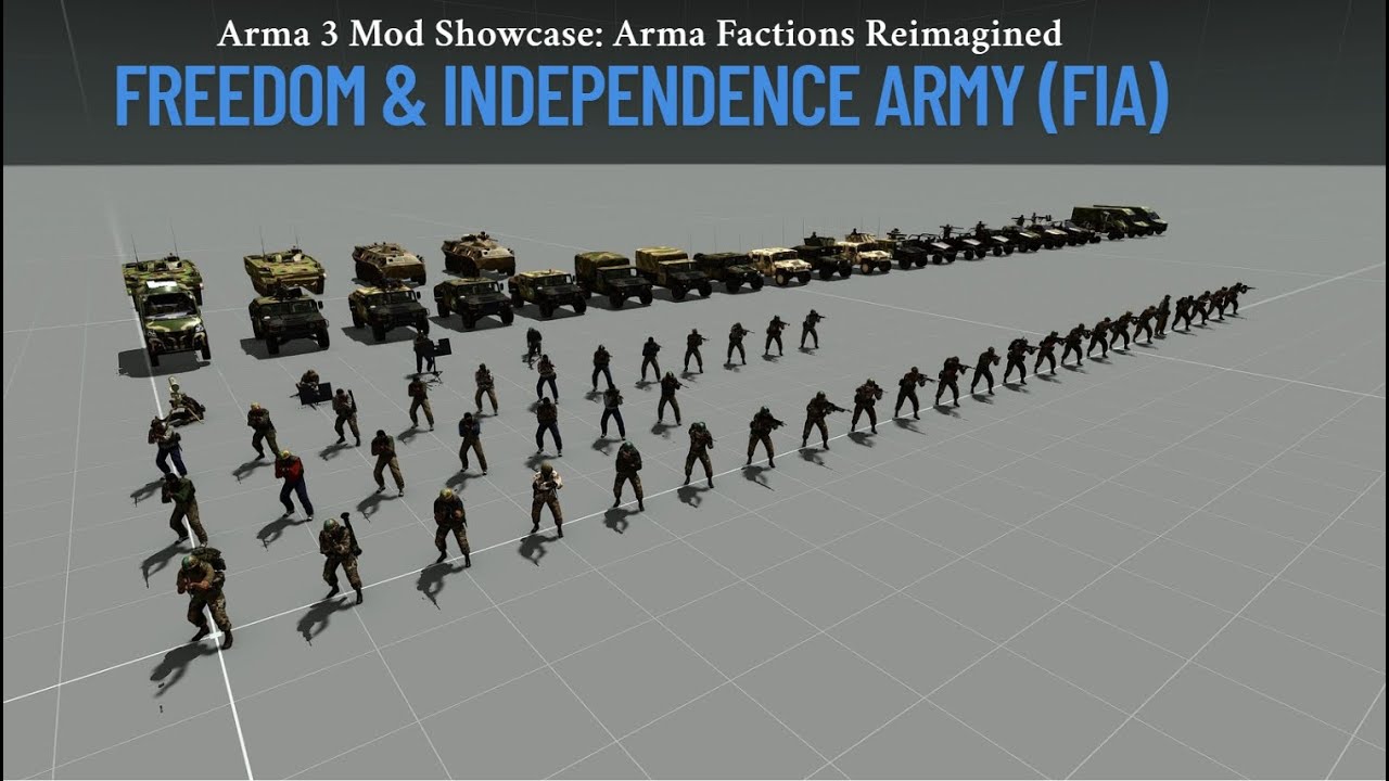 Arma 3 Mod Showcase: Arma Factions Reimagined: Freedom & Independence ...