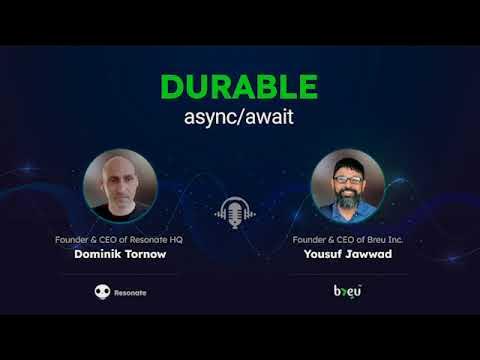 Dead-Simple, Durable Async Await with Dominik Tornow - YouTube