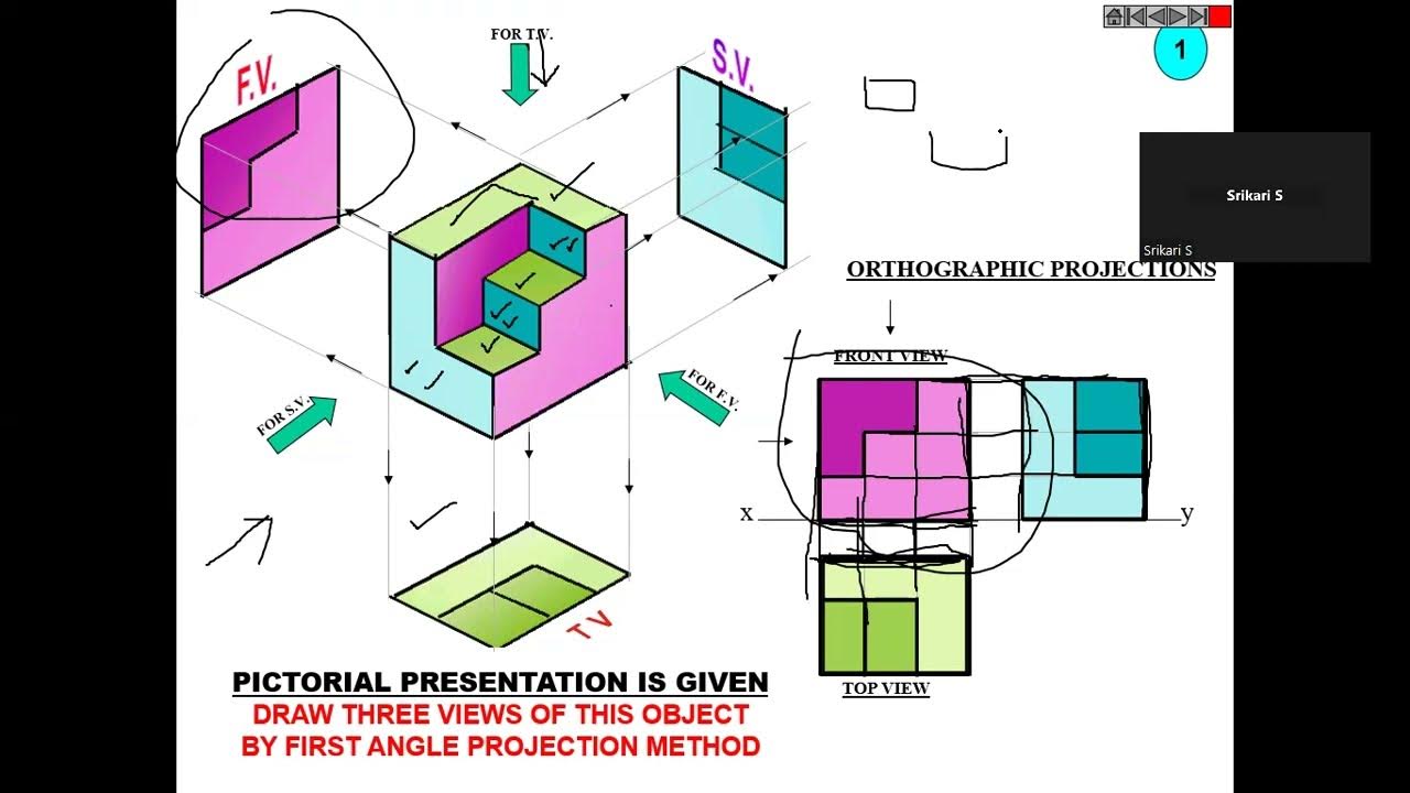 ISOMETRIC TO ORTHO GRAPHIC VIEWS (3D TO 2D) - YouTube