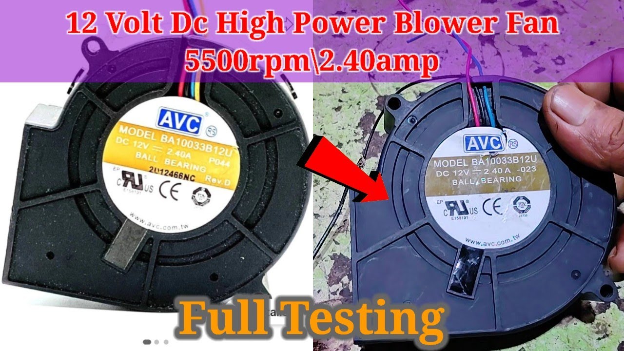 12 Volt Dc Blower Fan🔥 | Hi Speed Blower Fan | Rocket Stove Blower Fan ...