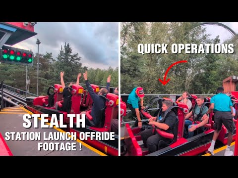 Quick Operations on Stealth ! | Stealth Thorpe park Station Launch ...