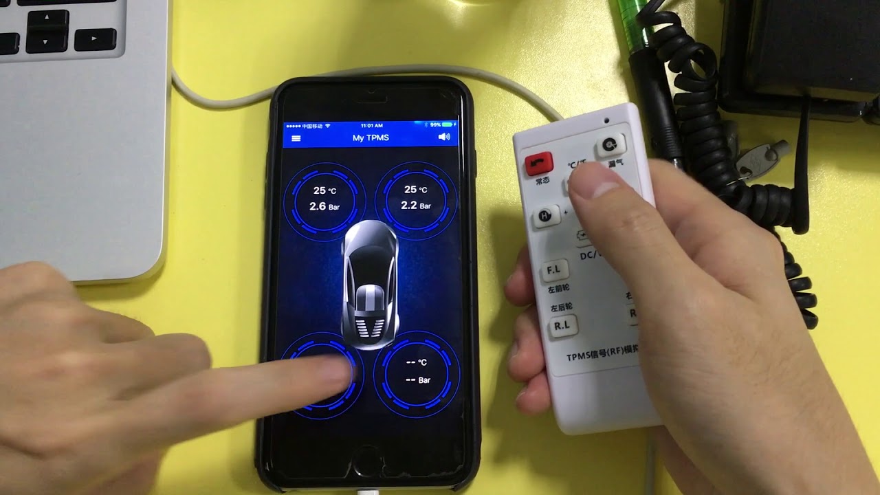 My TPMS the simulator test - YouTube