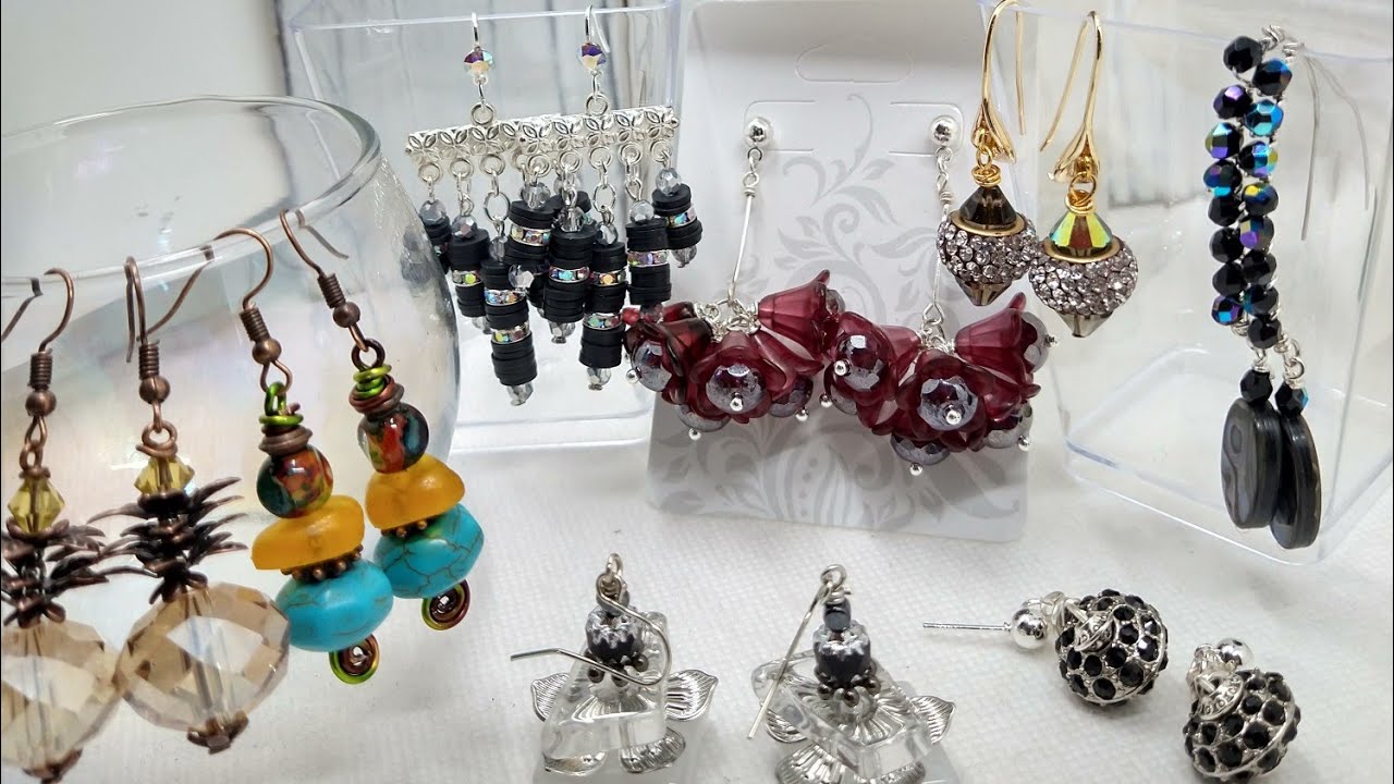 9 Pair of Quick Easy Earrings For Gifts!! - YouTube
