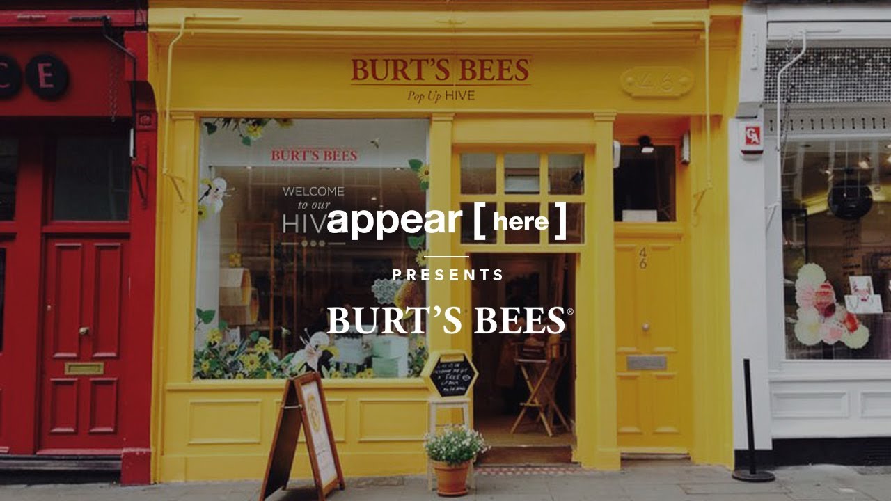 The Burt's Bees Pop Up Store - YouTube