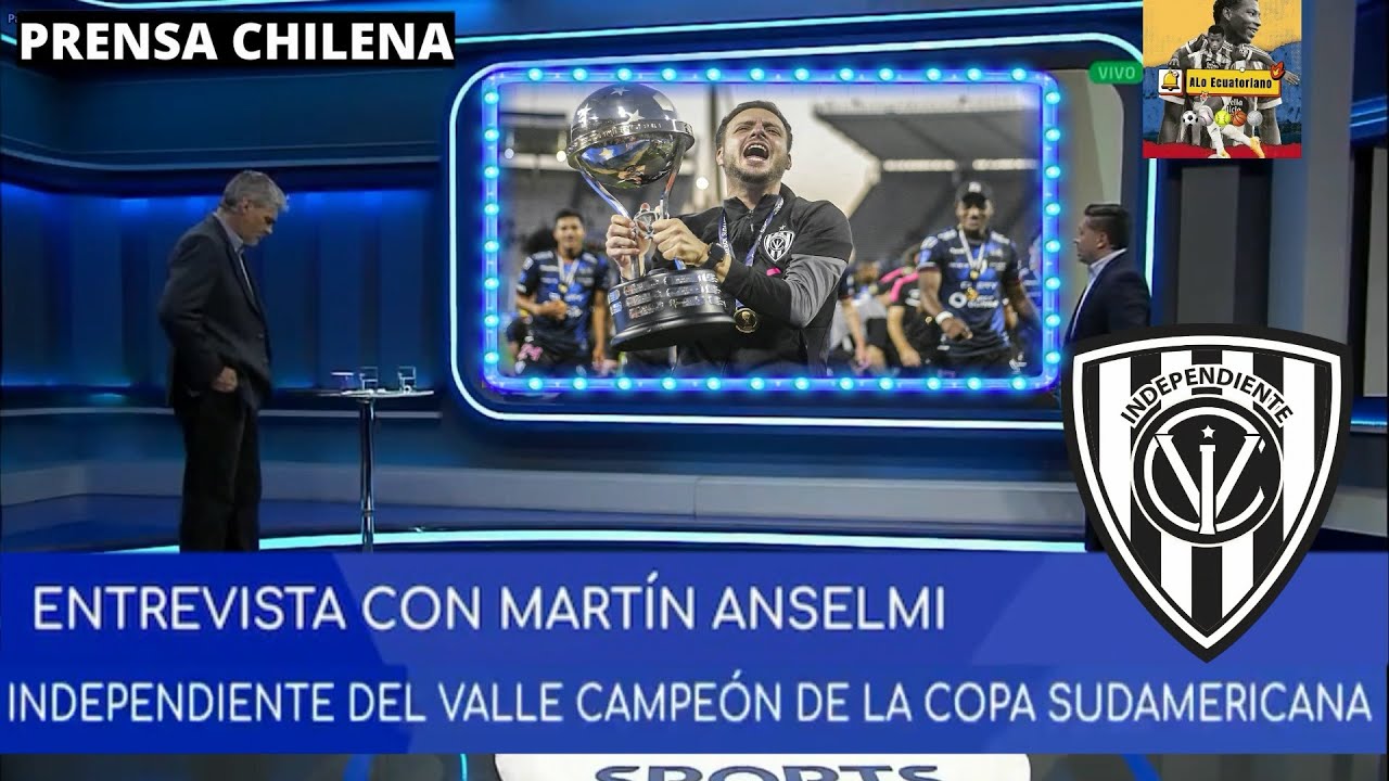 MARTIN ANSELMI DT IDV ENTREVISTA CAMPEON COPA SUDAMERICANA - YouTube