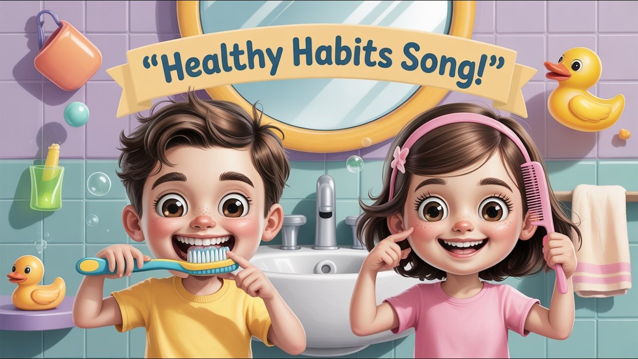 Healthy Habits for Kids Growth | Fun Nursery Rhymes and Kids Songs ...