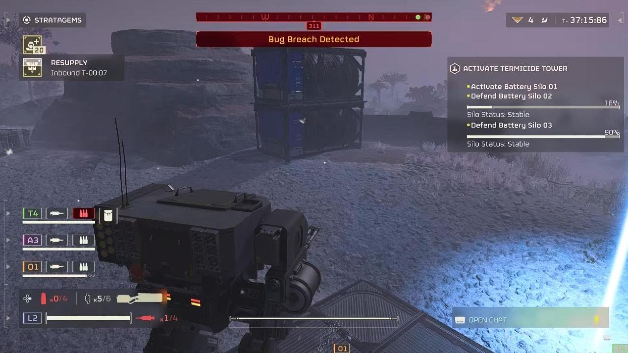 HELLDIVERS New laser machine gun - YouTube