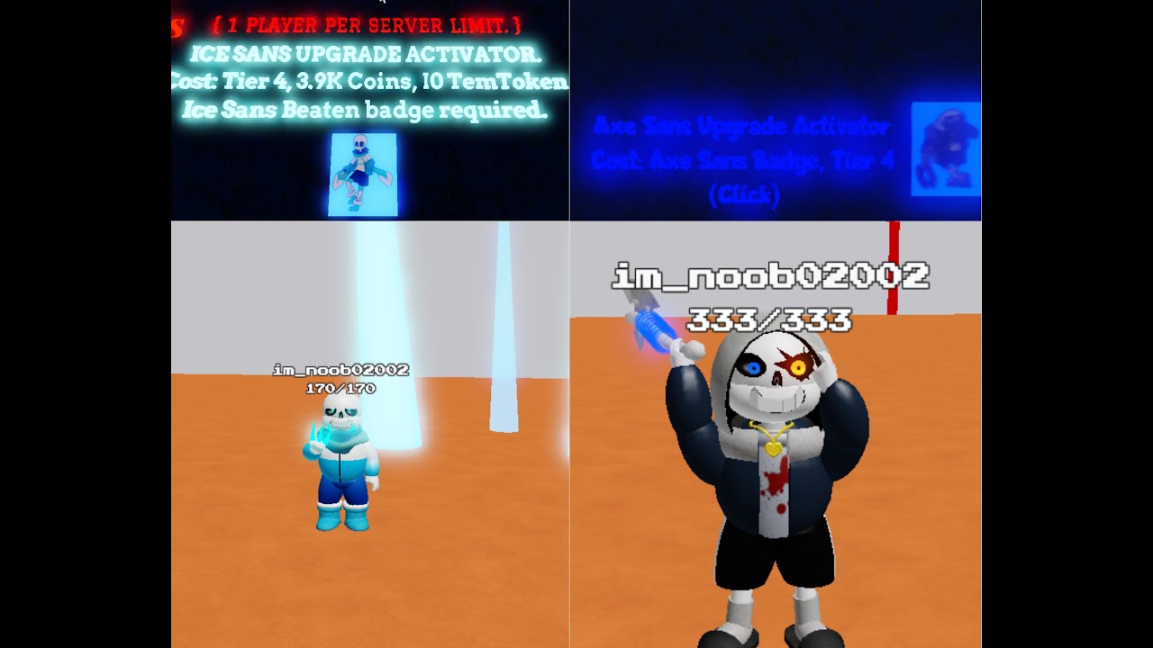 Ice sans and Axetale showcase (U:3DBB Ops) - YouTube