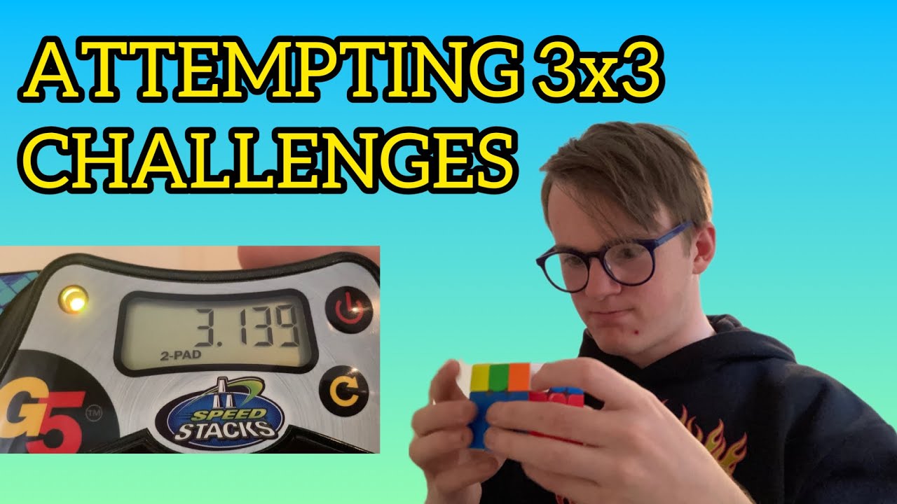 Attempting To Complete RUBIK’S CUBE Challenges - YouTube