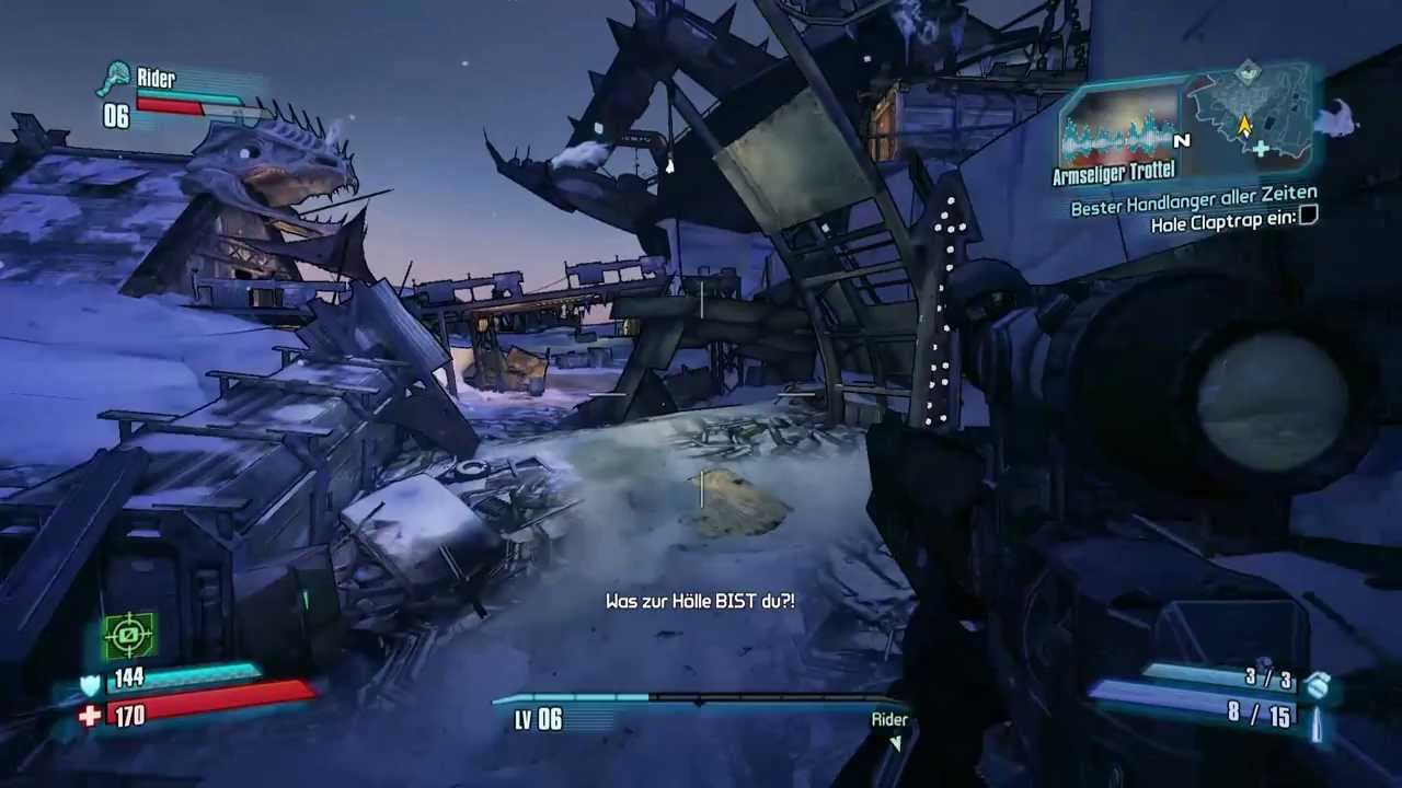 Borderlands 2 #4 Flint am arsch :3 - YouTube