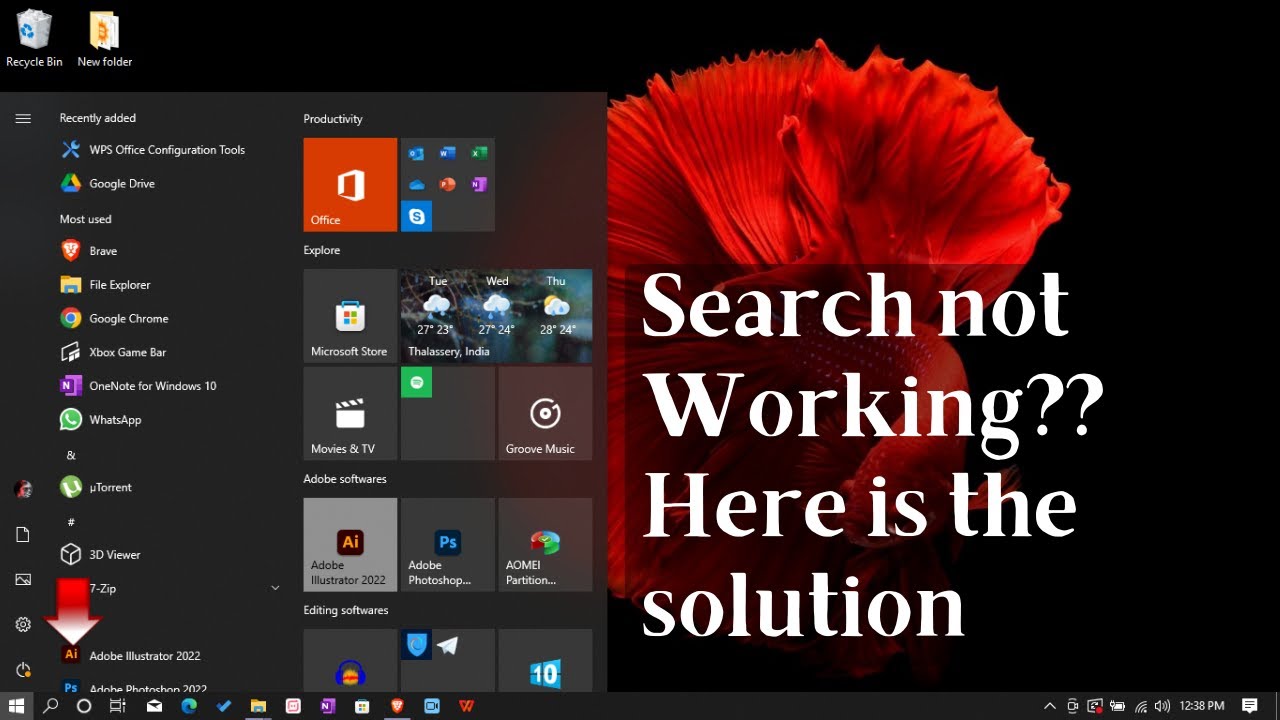 (Search problem solved) Can't Type In The Search Bar On Windows 10 ...