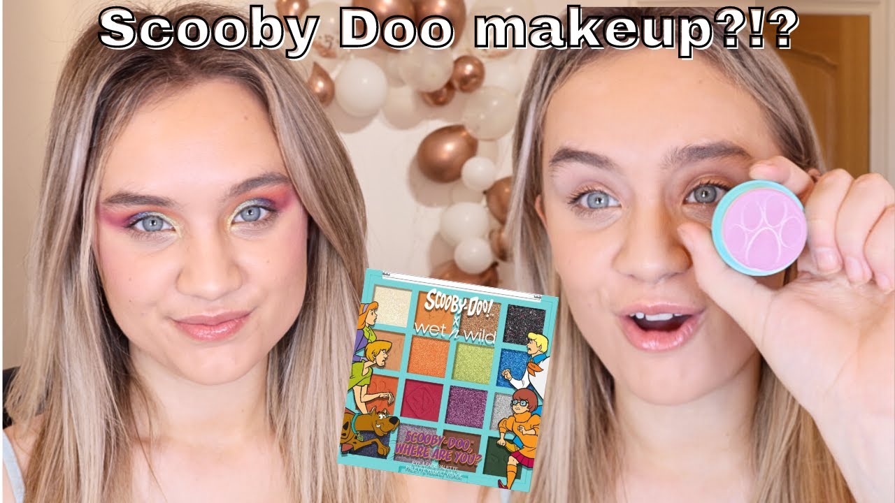 Wet N Wild Scooby Doo Makeup Honest Review Trying The Scooby Doo Eyeshadow Palette And Purple