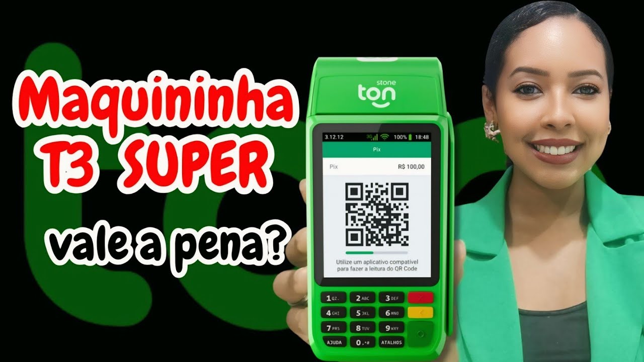 🟢 MAQUININHA TON T3 SUPER vale a pena? Máquina T3 no Plano Super da Ton ...