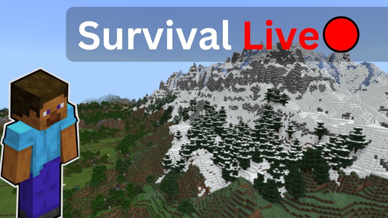 Playing Minecraft Survival - Live - YouTube