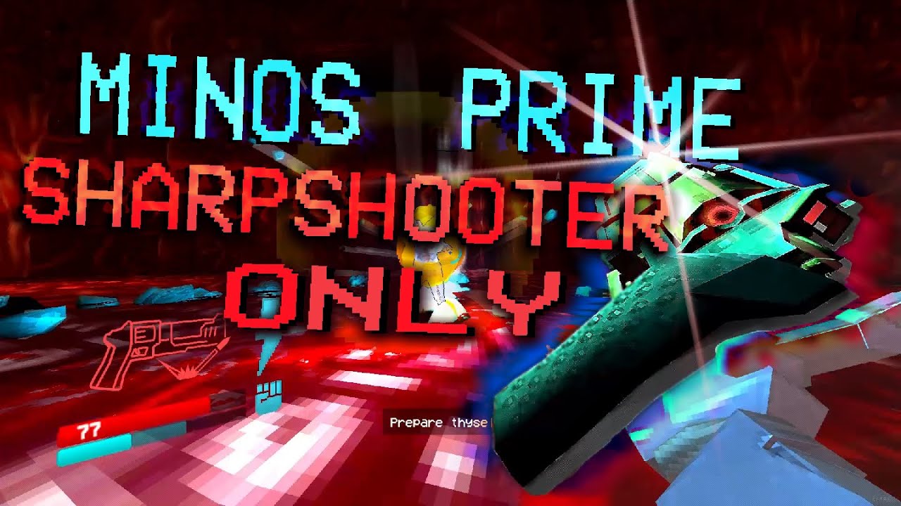 ULTRAKILL - Defeating Minos Prime, Sharpshooter Only - YouTube