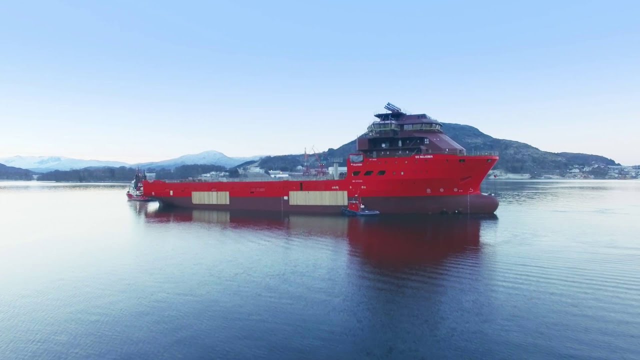 Kleven launch diamond sampling and exploration vessel - YouTube