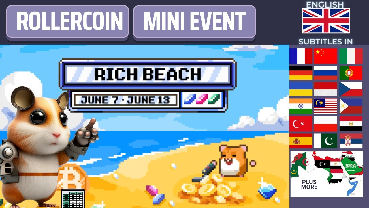 Rich Beach Progression Event + A NEW IMPORTANT CHANGE #rollercoin - YouTube