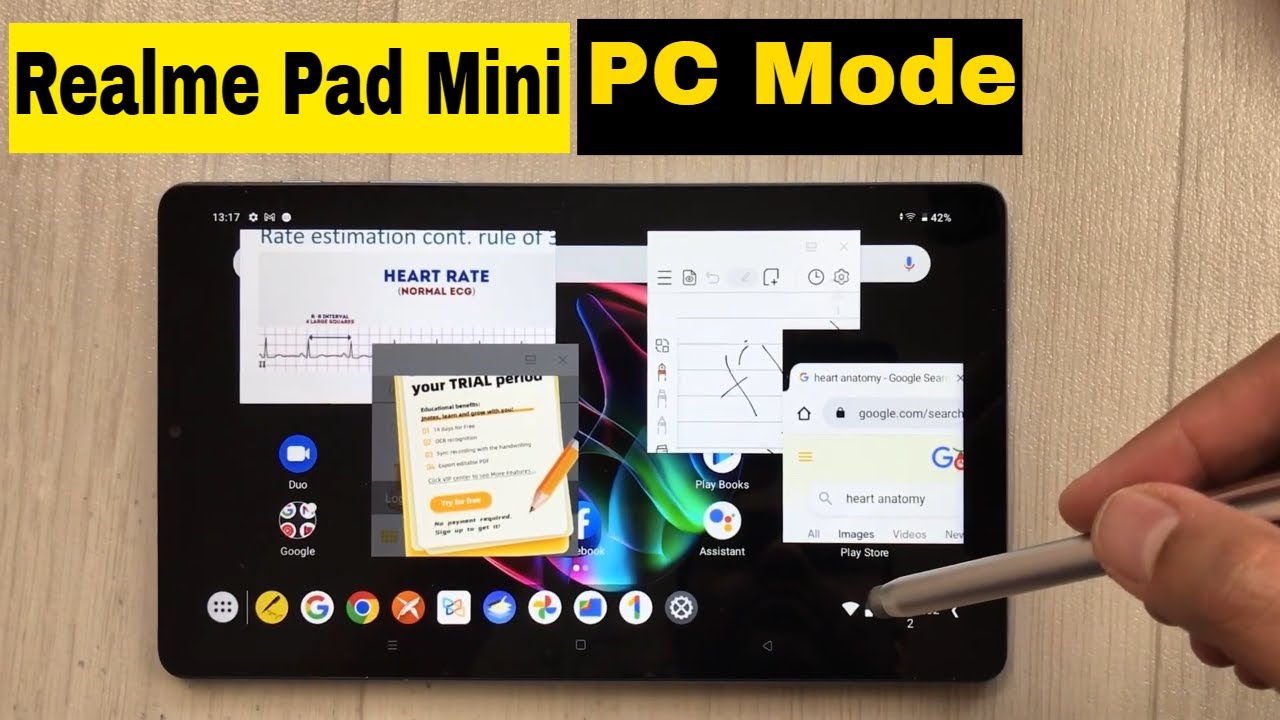 How to Enable PC Mode with Taskbar in Realme Pad Mini - YouTube