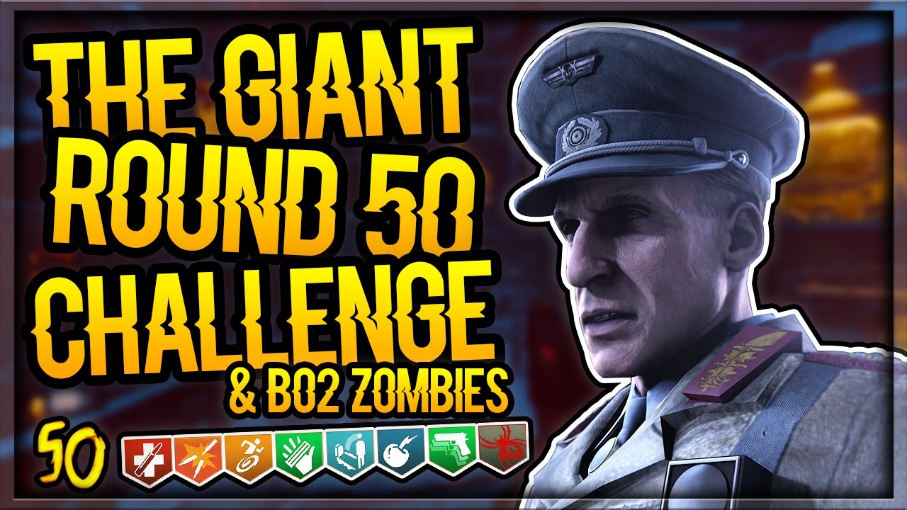 THE GIANT ROUND 50 CHALLENGE & BO2 ZOMBIES LIVE | INTERACTIVE STREAMER ...