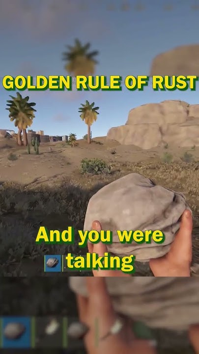 Golden Rule Shorts Rust Playrust Rustgame Rustclips Rustfunny Rustfunnymoments Gaming